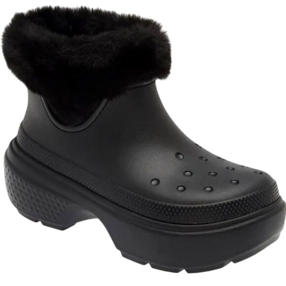 CROCS | Shoes | New Crocs Stomp Fur Lined Boot | Poshmark